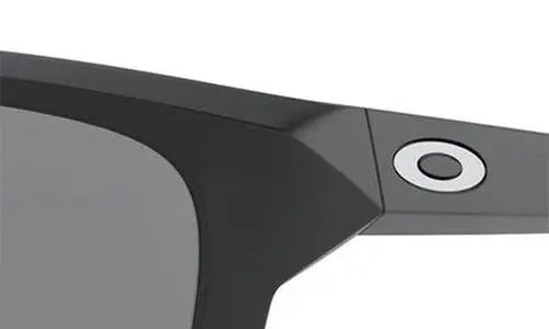 Oakley 58mm Square Sunglasses - Rubber Black