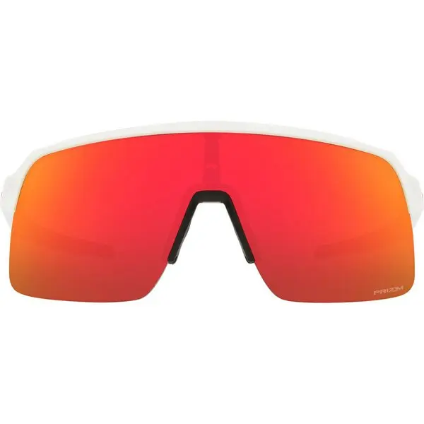 Oakley Sutro Lite Wrap Shield Sunglasses - Matte White/ Prizm Ruby
