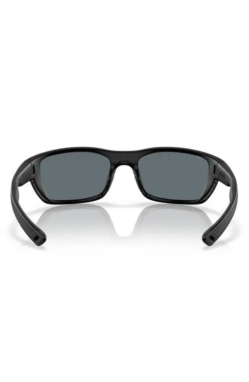 COSTA DEL MAR 58mm Polarized Sunglasses - Black Grey