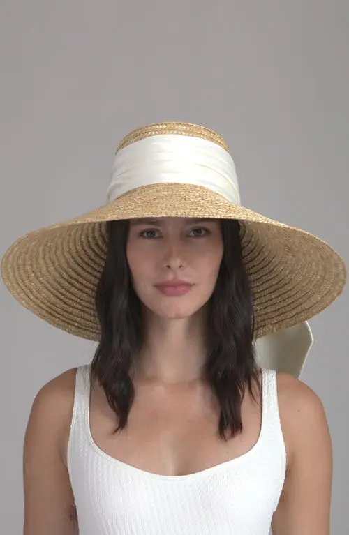 Eugenia Kim Mirabel Bow Straw Hat - Natural