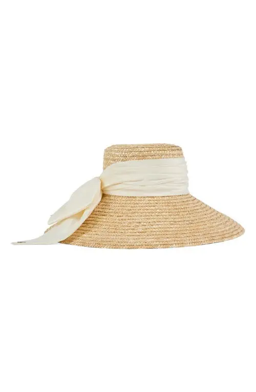 Eugenia Kim Mirabel Bow Straw Hat - Natural