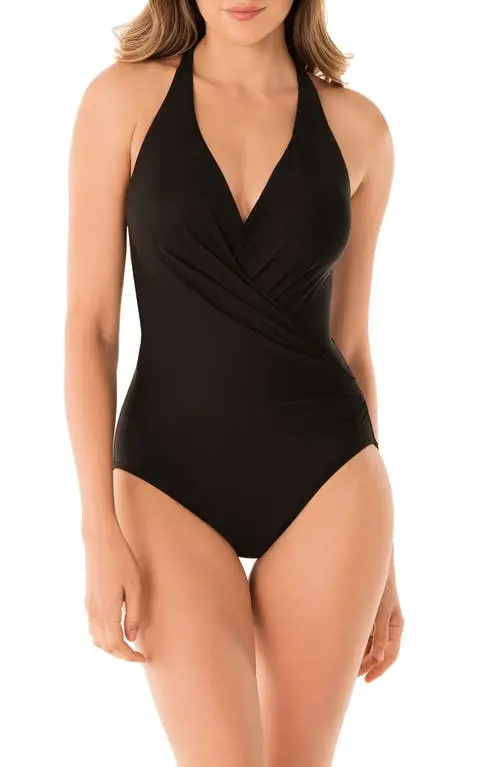 MIRACLESUIT® Wrapsody One-piece Swimsuit - Black