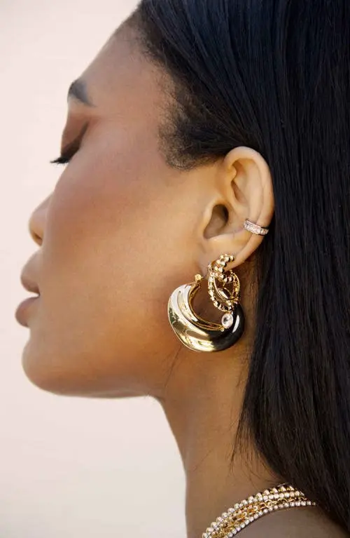 Ettika Triple-hoop Earrings