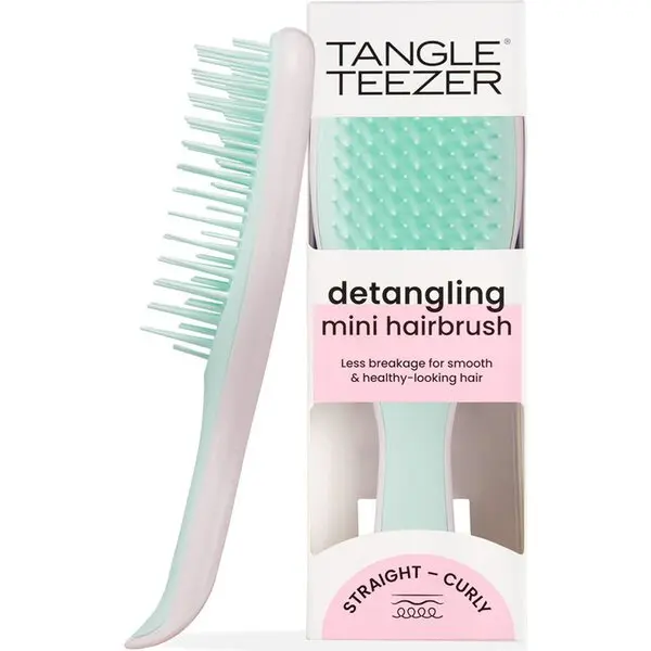 TANGLE TEEZER Mini Ultimate Detangling Hairbrush - Marshmallow Duo Pink/mint