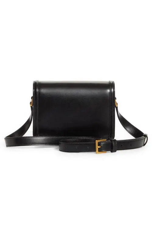 Saint Laurent Small Solferino Leather Shoulder Bag - Nero