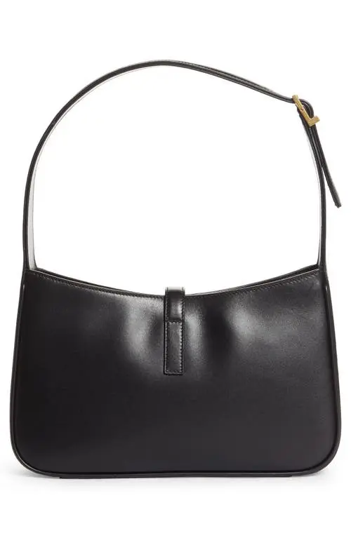 Saint Laurent Le 5 À 7 Leather Hobo - Nero