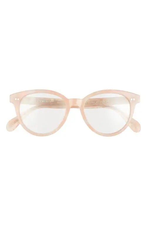 DIFF Carly 48mm Round Optical Glasses - Citrine Pearl