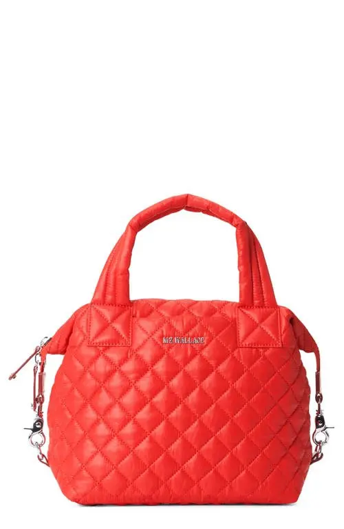 Mz Wallace Small Sutton Deluxe Tote - Bright Cherry
