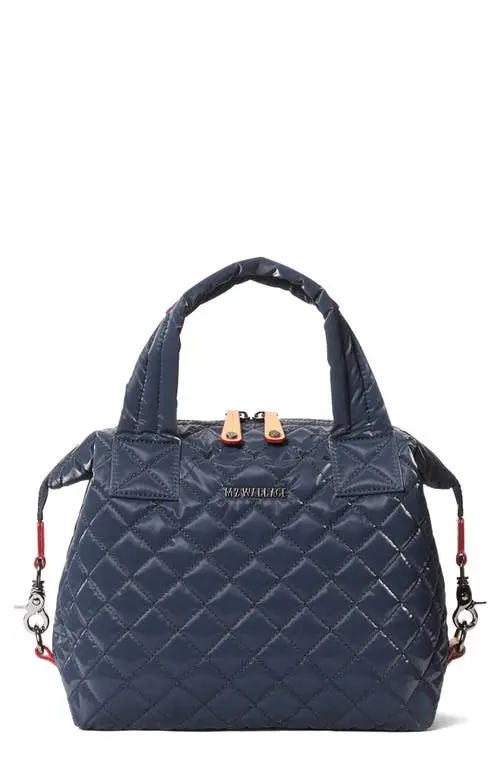 Mz Wallace Small Sutton Deluxe Tote - Ink Liquid
