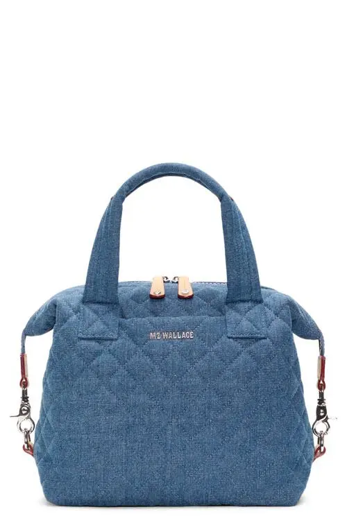 Mz Wallace Small Sutton Deluxe Tote - True Denim