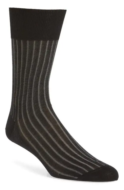 Falke Shadow Cotton Socks - Black/grey