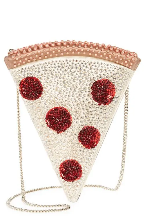 Kate Spade New York Slice 3d Pizza Crossbody Bag - Tan Multi