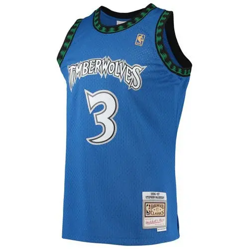 Mitchell & Ness Stephon Marbury Minnesota Timberwolves 1996/97 Hardwood Classics Swingman Jersey