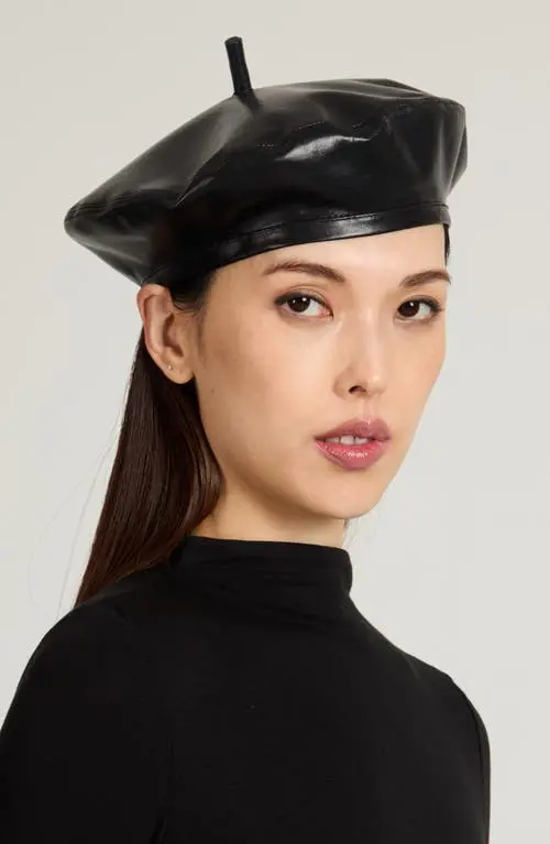 Eugenia Kim Carter Leather Beret