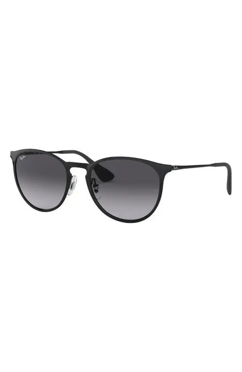 Ray-ban Erika 54mm Round Sunglasses - Black