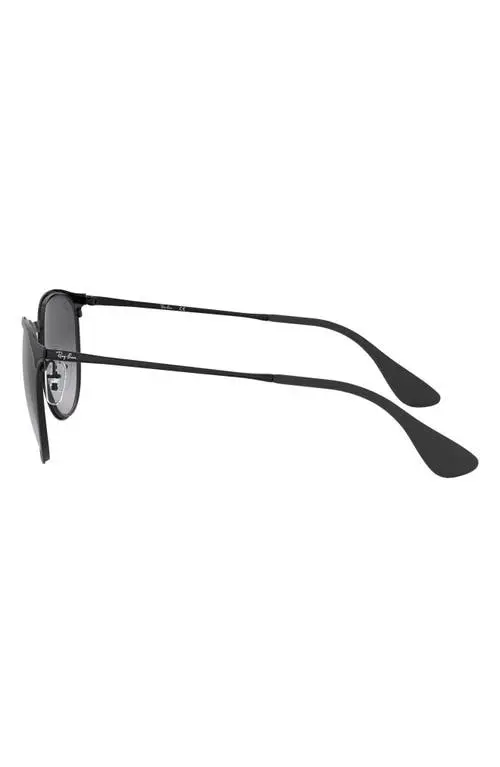 Ray-ban Erika 54mm Round Sunglasses - Black