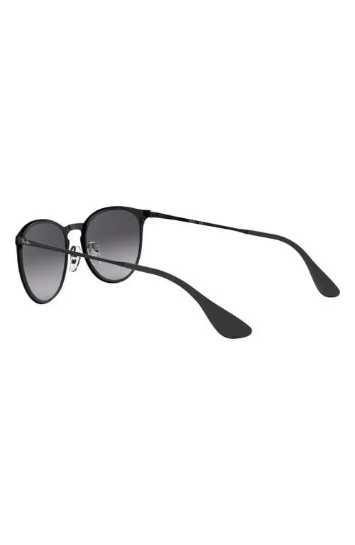 Ray-ban Erika 54mm Round Sunglasses - Black