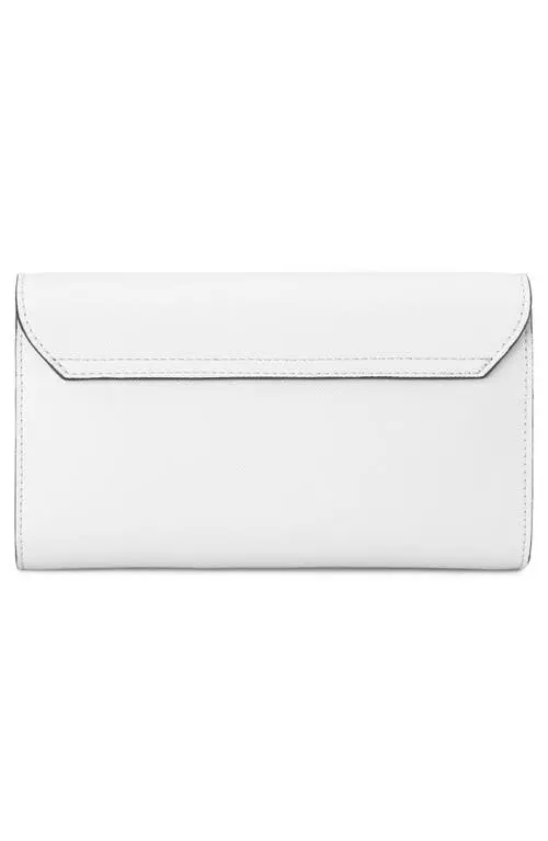 OLGA BERG Faux Leather Envelope Clutch