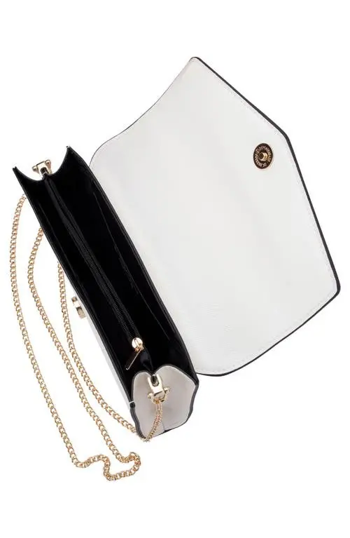 OLGA BERG Faux Leather Envelope Clutch