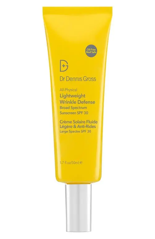 DR. DENNIS GROSS SKINCARE All-physical Lightweight Wrinkle Defense Broad Spectrum Sunscreen Spf 30 - No Color