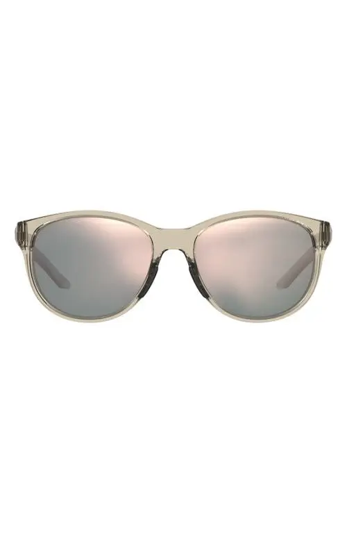 Under Armour 57mm Mirrored Round Sunglasses - Beige