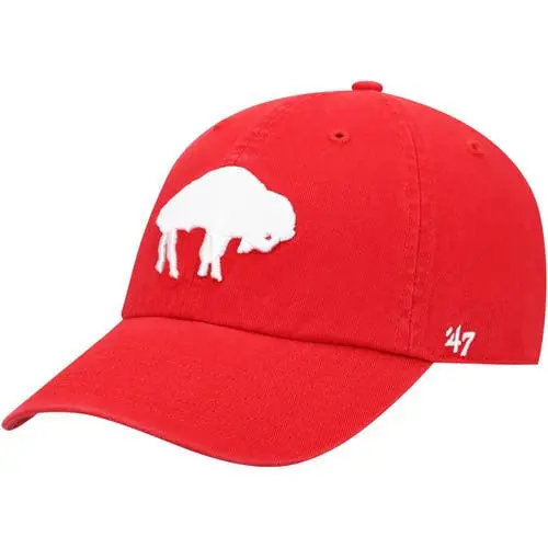 '47 Buffalo Bills Clean Up Legacy Adjustable Hat - Red