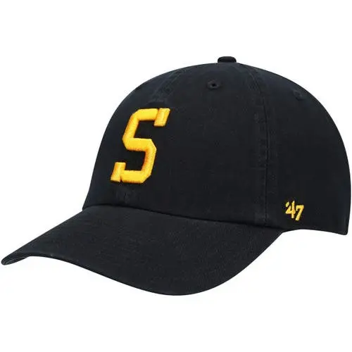 '47 Pittsburgh Steelers Clean Up Alternate Adjustable Cap - Black