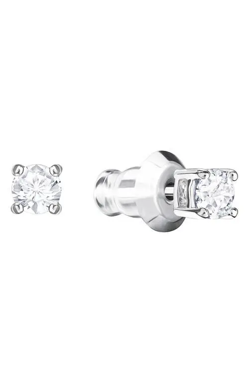 SWAROVSKI Stilla Crystal Stud Earrings - Silver/clear Crystal