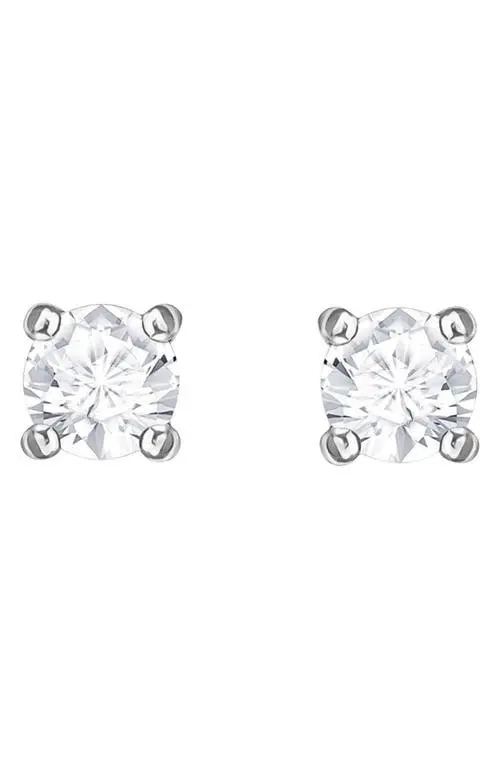 SWAROVSKI Stilla Crystal Stud Earrings - Silver/clear Crystal