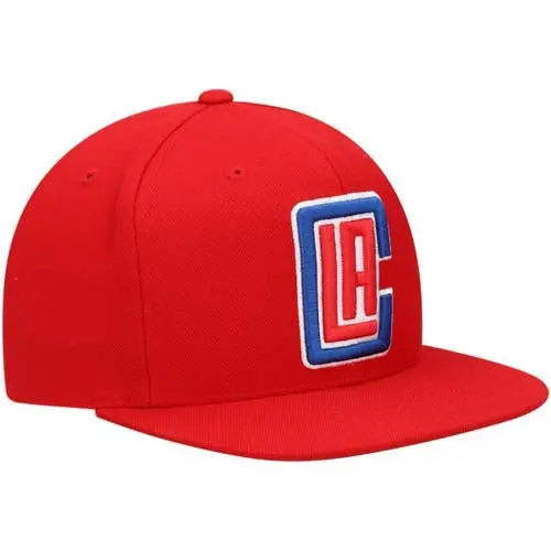 Mitchell & Ness La Clippers Team Ground Snapback Hat