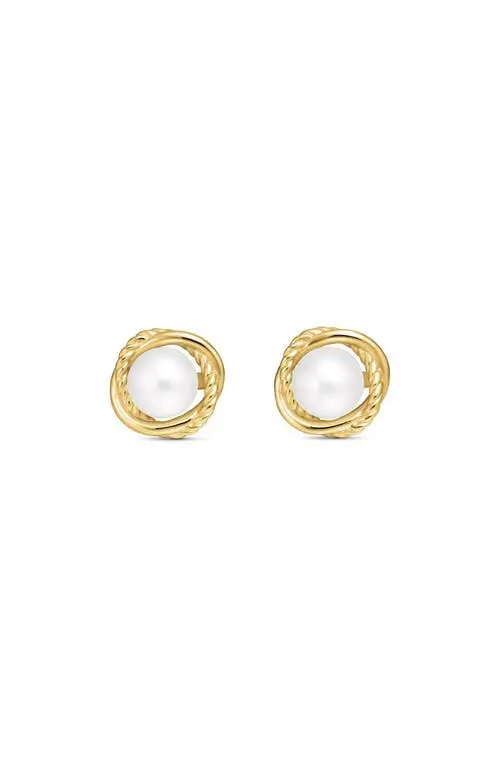David Yurman Infinity Stud Earrings - Pearl