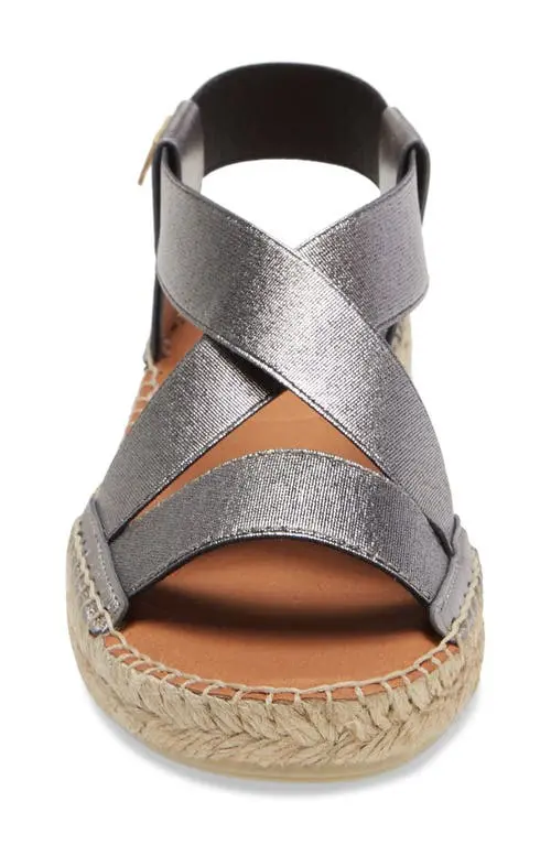 TONI PONS Eire Wedge Sandal - Acer Steel Leather