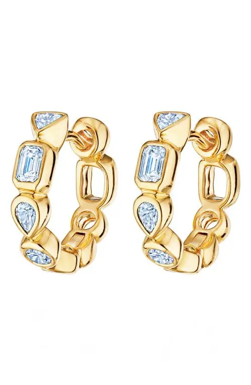 Kwiat Diamond 18k Gold Huggie Hoop Earrings - Yellow Gold
