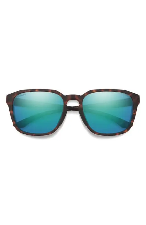 SMITH Contour 56mm Polarized Square Sunglasses - Tortoise /chromapop Opal