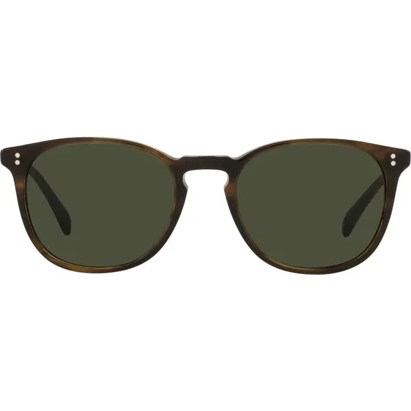 Oliver Spencer Finley Esquire 51mm Square Sunglasses - Dark Brown