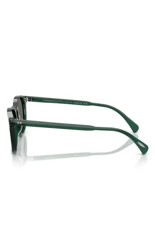 Oliver Spencer Finley Esquire 51mm Square Sunglasses - Translucent Dark Teal