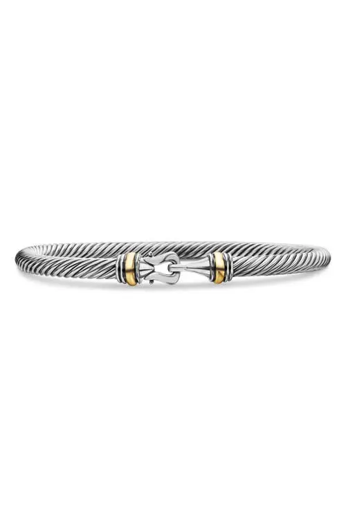 David Yurman Cable Buckle Bracelet - Two Tone