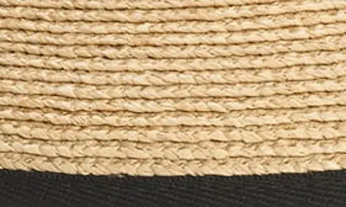 Helen Kaminski Mita Packable Raffia Visor - Natural/midnight