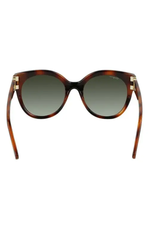 Ferragamo Gancini 53mm Round Sunglasses In Tortoise - 50  display picture 1