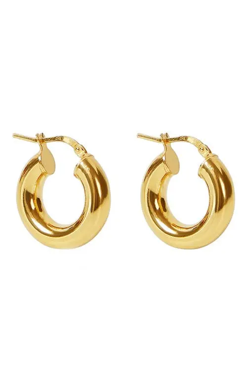 Argento Vivo Chunky Tube Hoop Earrings