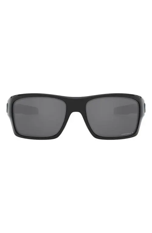 Oakley Turbine 65mm Polarized Sunglasses - Black