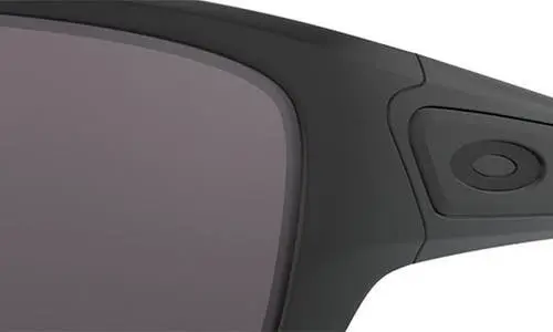 Oakley Turbine 65mm Polarized Sunglasses - Rubber Black