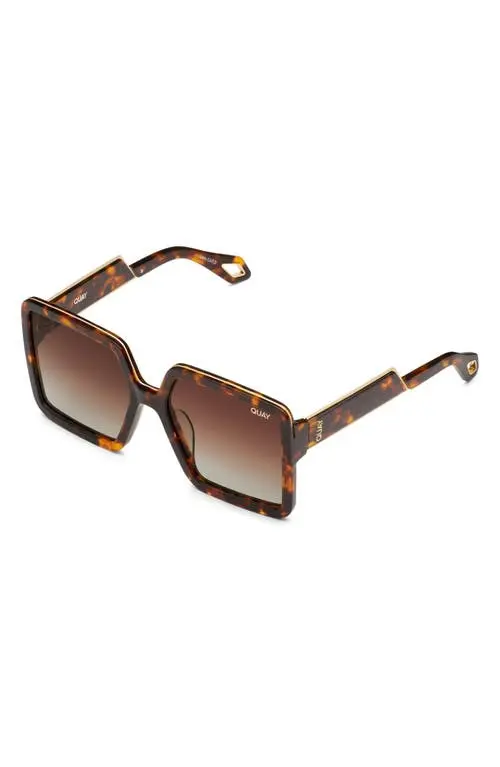 Quay Almost Ready 56mm Polarized Square Sunglasses In  display picture 2