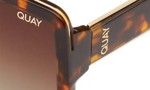 Quay Almost Ready 56mm Polarized Square Sunglasses In  display picture 3