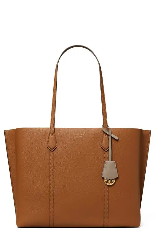 Tory Burch Perry Triple Compartment Tote - Light Umber