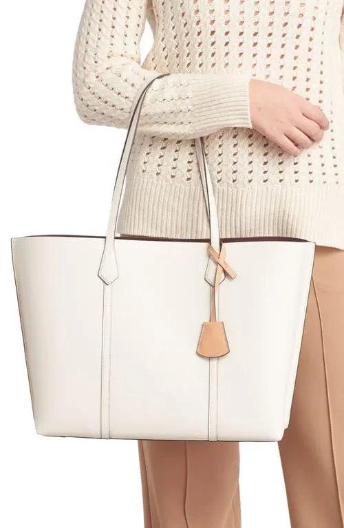 Tory Burch Perry Triple Compartment Tote - New Ivory