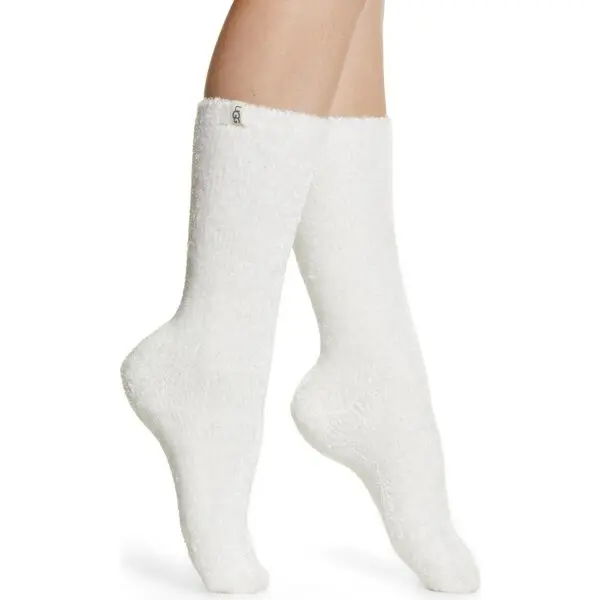 UGG Leda Cozy Crew Socks - Wht