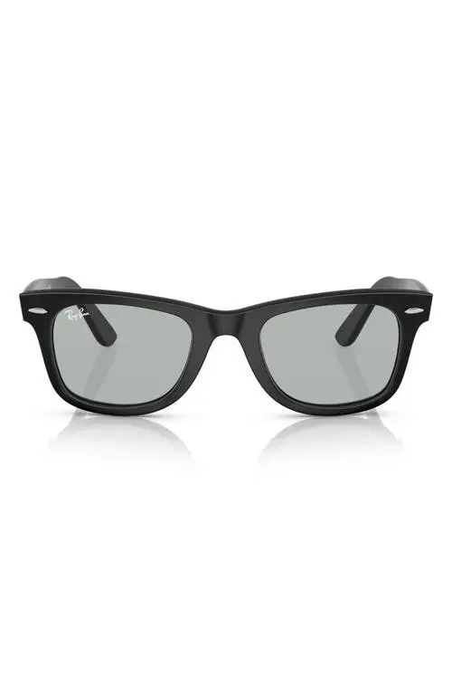 Ray-ban State Street 52mm Square Sunglasses - Matte Black/light Grey