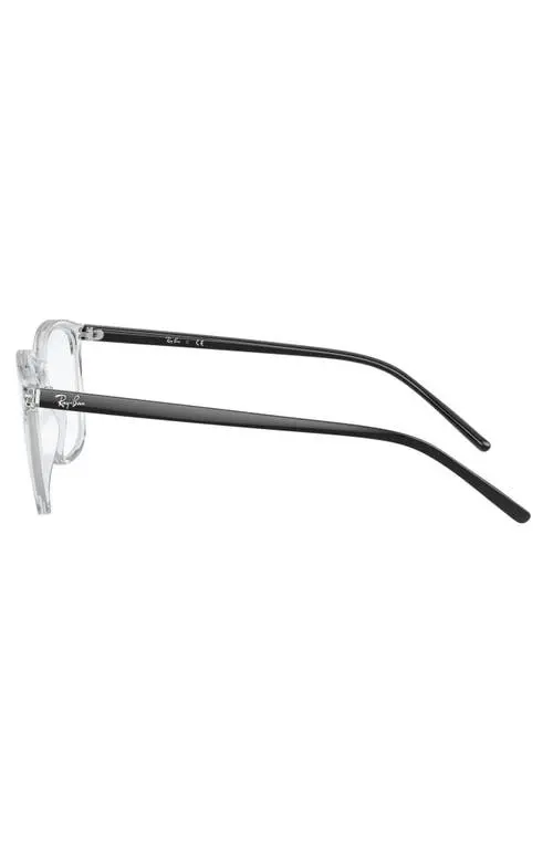 Ray-ban 50mm Square Eyeglasses - Transparent