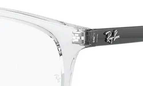 Ray-ban 50mm Square Eyeglasses - Transparent